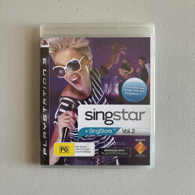 SINGSTAR + SINGSTORE Vol. 2 - PlayStation 3 - PS3 Game With Manual ...