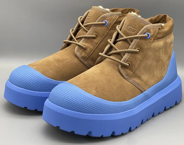 UGG NEUMEL WEATHER HYBRID Chestnut Sky Blue Waterproof Boots 1143991 ...
