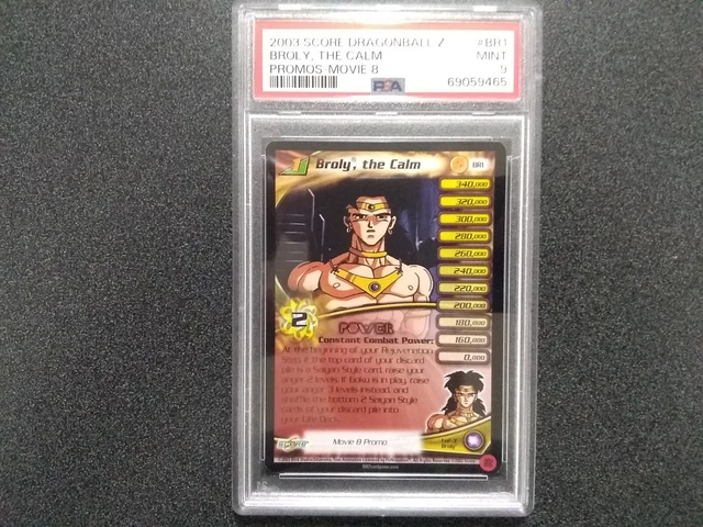 DBZ DRAGON BALL Z CCG Broly Movie Broly, the Calm Lvl 1 BR1 PSA 9 MINT ...