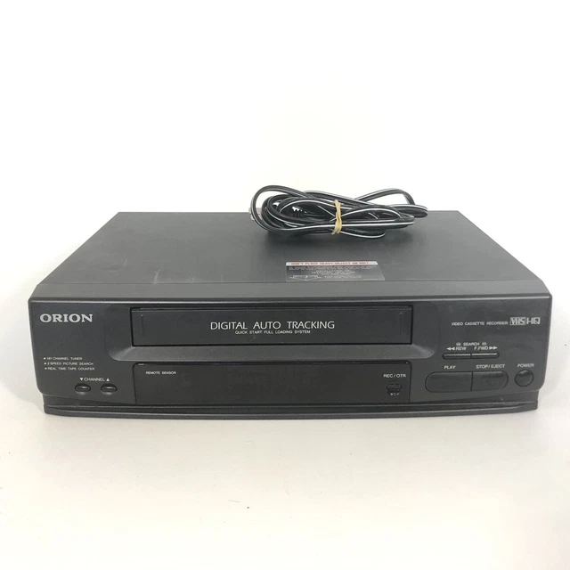 ORION VIDEO CASSETTE Recorder VR0120 4-Head VCR VHS Player - Read ...