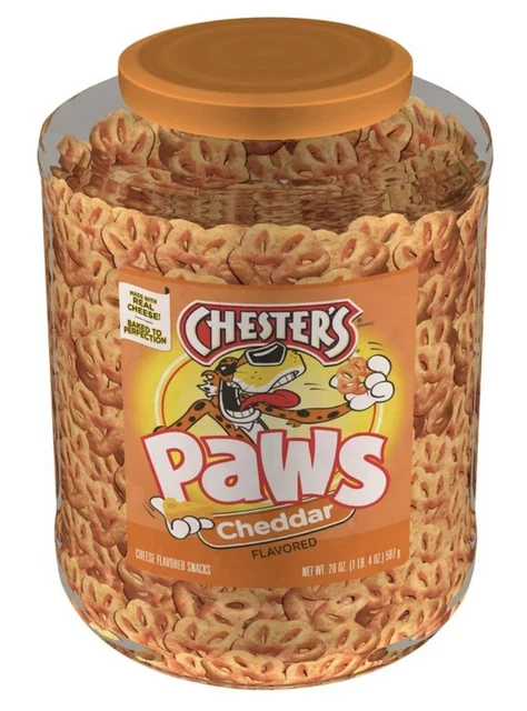 LAST ONE! CHESTER’S PAWS Cheese Flavored Snacks 20 Oz, FREE EXPEDITED ...