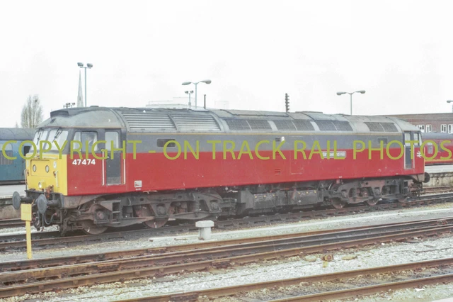UK RAILWAY PHOTOGRAPH Of Class 47 47474. Rm47-2913 £1.70 - PicClick UK