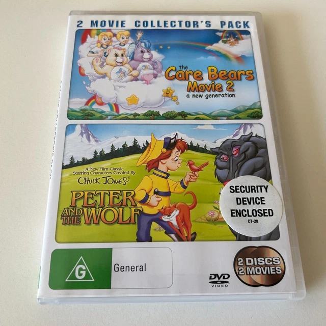 THE CARE BEARS Movie 2 : A New Generation + Peter and The Wolf 2 Disc ...