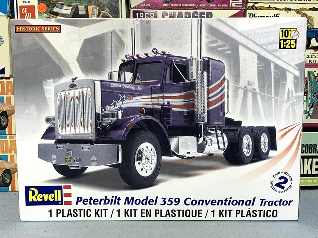 REVELL 1 25 Scale Peterbilt 359 Conventional Truck Model kit 85-2627 ...