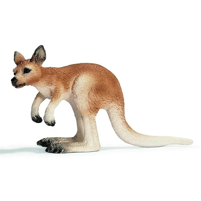 NEW SCHLEICH 14608 Kangaroo Joey Australian wild life RETIRED figurine ...