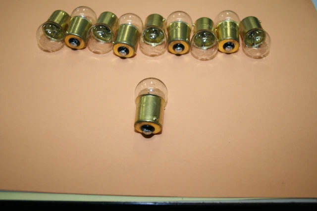 GLOBES LAMPS #63 Seeburg scarce pack 10 7 volt 630 ma SC juke jukebox ...