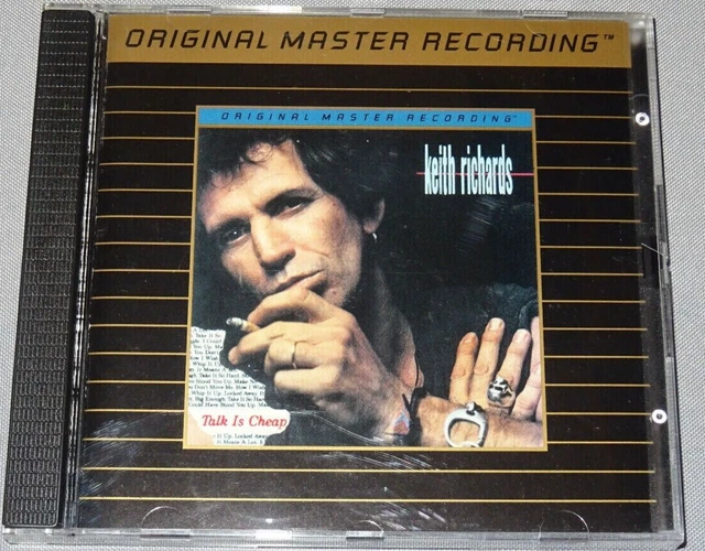 KEITH RICHARDS - Talk Is Cheap / Mfsl 24 Karat Gold Japan-Cd (Ultradisc ...