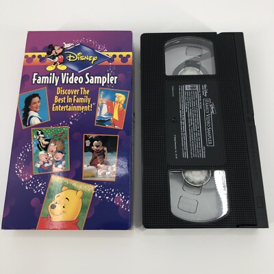 DISNEY FAMILY VIDEO Sampler” VHS Scenes From Six Disney Animated ...