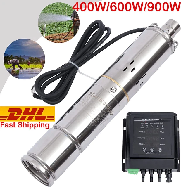 3 IN SOLAR Pump Submersible Pump Bore Deep Well Water Pump+MPPT Controller DC $581.90 - PicClick AU
