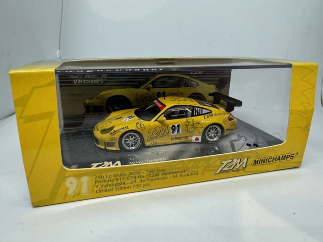 MINICHAMPS 1/43 PORSCHE 911 GT3 RS Le Mans 2006 403066981 EUR 50,00 - PicClick FR