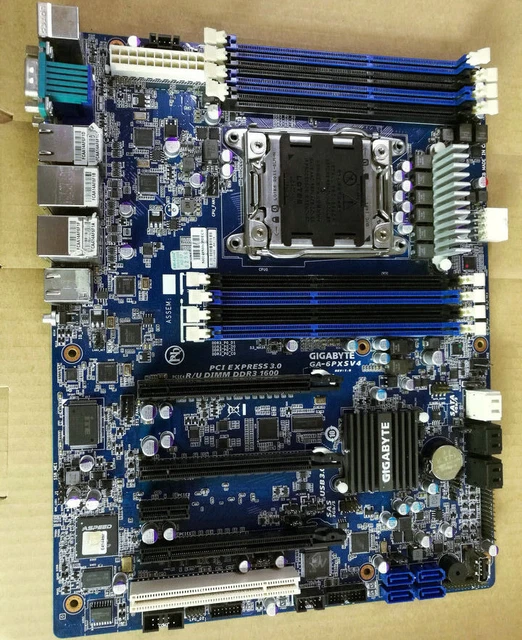 USED GIGABYTE GA-6PXSV4 Motherboard Intel C604 Socket 2011 E5-2600/E5 ...