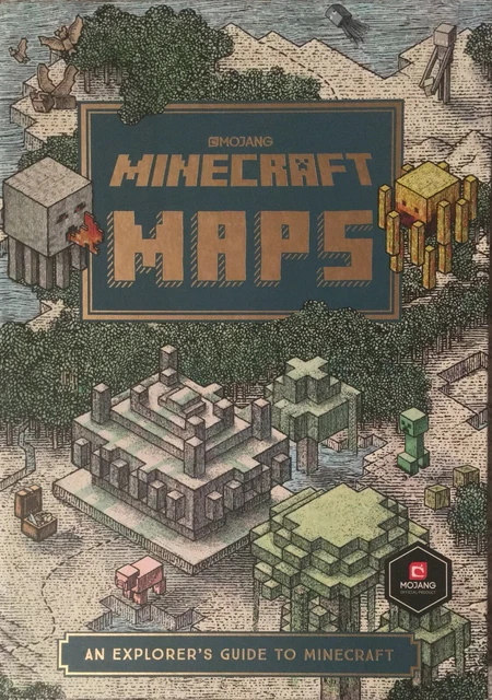MINECRAFT MAPS AN explorer's guide AB Mojang Hardcover Illustrated Very ...