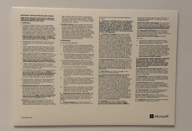 MICROSOFT WINDOWS SERVER 2025 Standard 64Bit 16 Core (50 CALs) DVD +Key ...