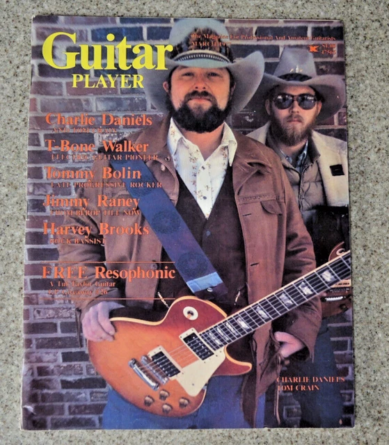 CHARLIE DANIELS GUITAR Player Magazine March 1977 Charlie Daniels Cover ...