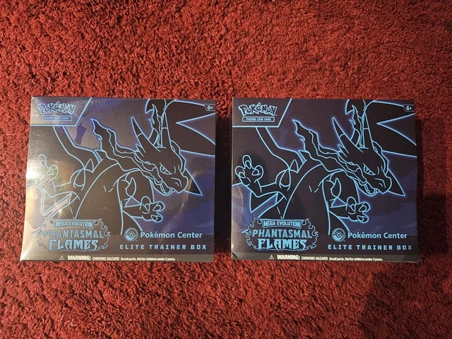 POKEMON CENTER ELITE Trainer Box ETB Phantasmal Flames Factory Sealed ...