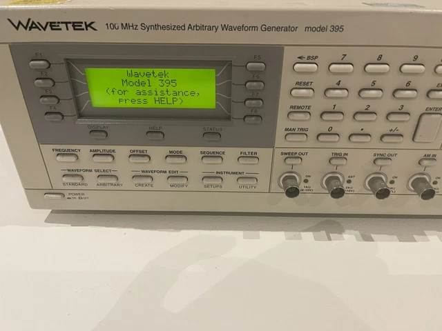 WAVETEK 395 100 MHz, Synthesized Arbitrary Waveform Generator £120.00 ...