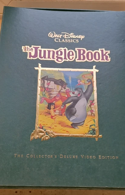 VINTAGE WALT DISNEY jungle book vhs box set and LP £49.99 - PicClick UK