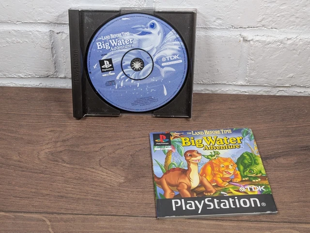 LAND BEFORE TIME Big Water Adventure - Playstation 1 (PS1) No Front Of ...
