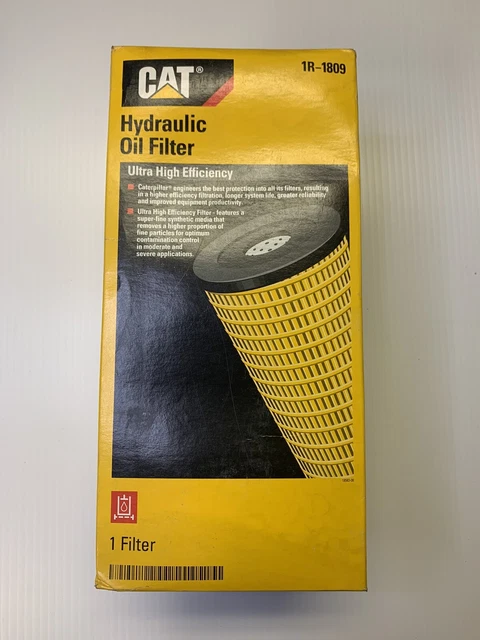 CATERPILLAR OEM HYDRAULIC Oil Filter 1R-1809. Cat Nos Filter 1r1809. £ ...