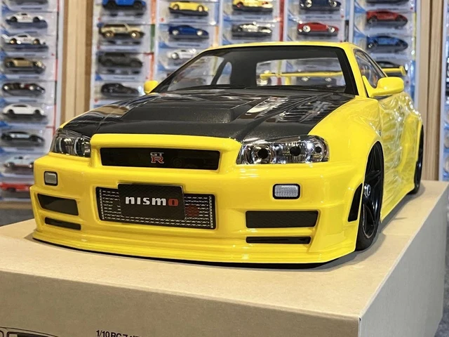 TAMIYA RC NISSAN Skyline GT-R R34 Painted Spare Body Metallic Yellow £409.60 - PicClick UK