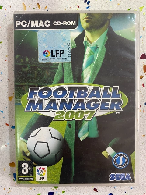 FOOTBALL MANAGER 2007 Sega Jeux For Windows PC/Mac Cd-Rom Espagnol EUR ...
