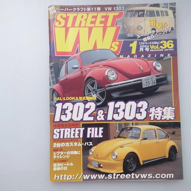 MAGAZINE STREET VWS/CAL-LOOK Model Year Commentary 1302 1303 Special ...