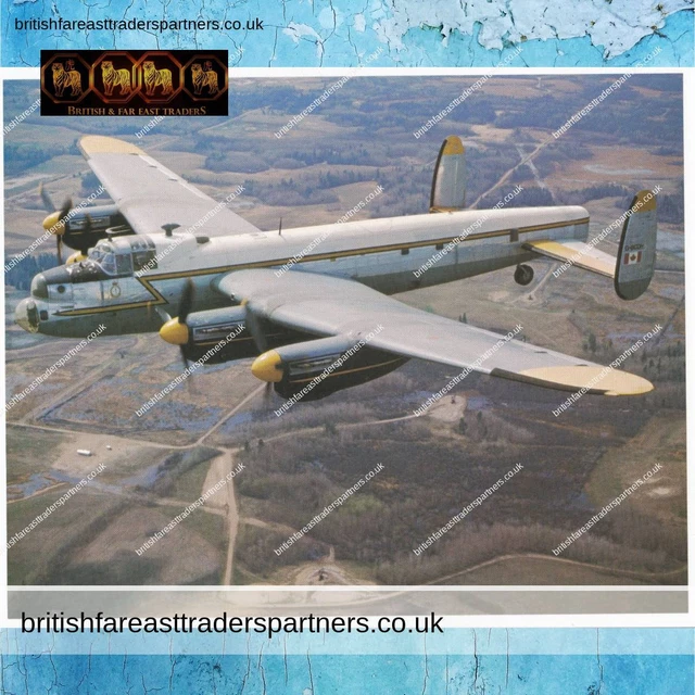 VINTAGE AVRO LANCASTER Ww2 Heavy Bomber British Aircraft Print £24.99 ...