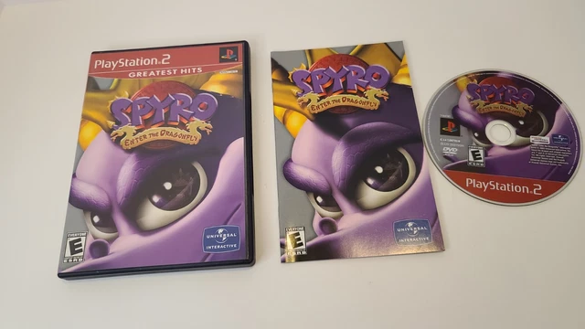SPYRO: ENTER THE Dragonfly (Sony PlayStation 2, 2002) Game, Case ...