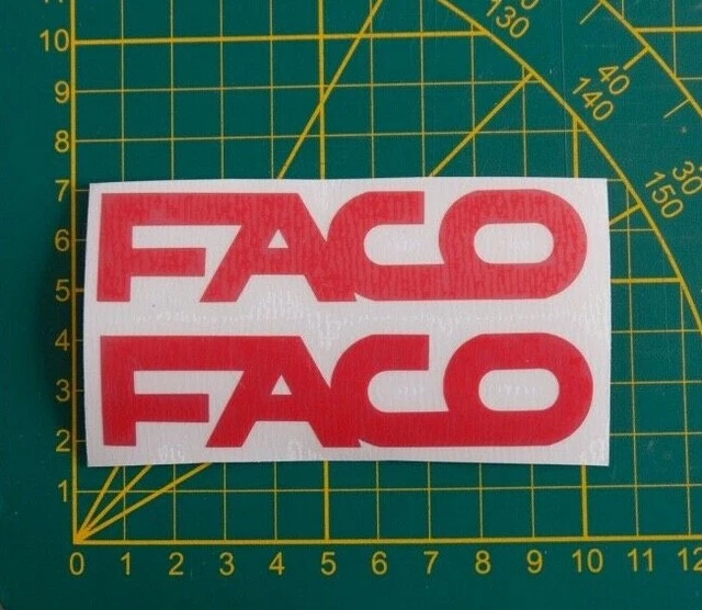 2 AUTOCOLLANT FACO Peugeot 103 mvl sp Mbk 51 xr racing magnum Couleur ...