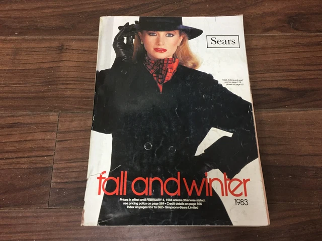1983 SEARS FALL and Winter Catalog Canada $49.99 - PicClick CA