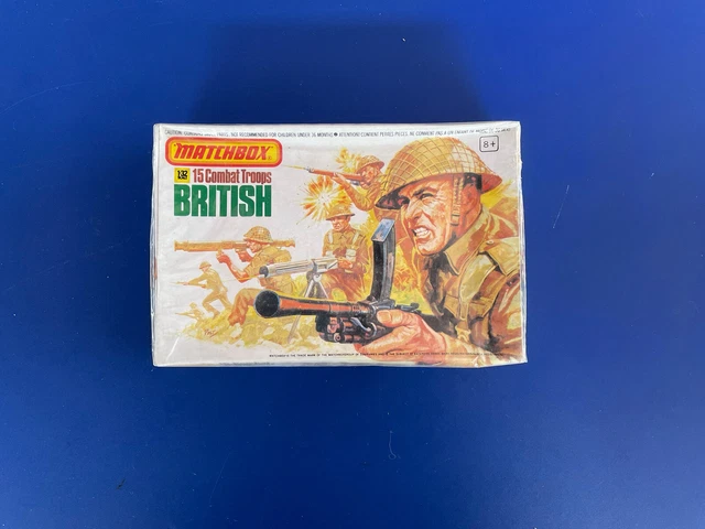 MATCHBOX TOY SOLDIERS British Infantry 1/32 Scale WW2 in sealed box. £ ...