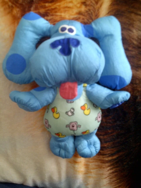 VINTAGE MATTEL 1998 Blues Clues "Bath Time Blue" 9" Tall *RARE* £13.00 ...