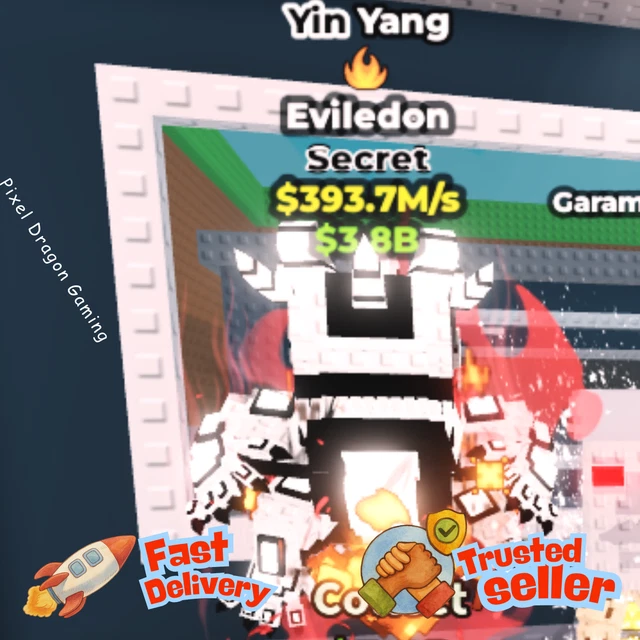 STEAL A BRAINROT🧠YIN Yang Eviledon 393.7M/S🧠 1 Trait 🌞 Cheap + Fast 🚀 ...