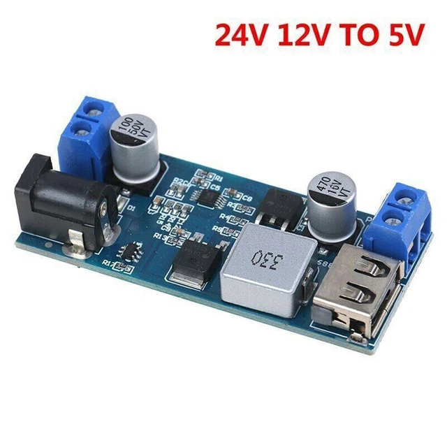 DC-DC 24V 12V ?? 5V 5A convertisseur d'alimentation module de charge USB EUR 7,54 - PicClick IT