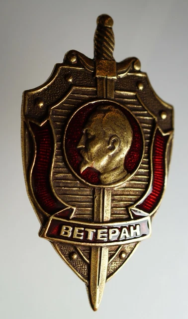 USSR-SOVIET RUSSIAN RARE Badge VCHK KGB FSB - Veteran EUR 28,21 ...