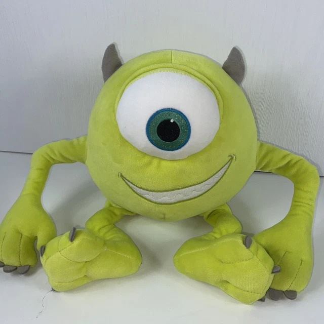 12& DISNEY STORE Exclusive Monsters Inc Mike Wazowski Plush Doll Figure ...