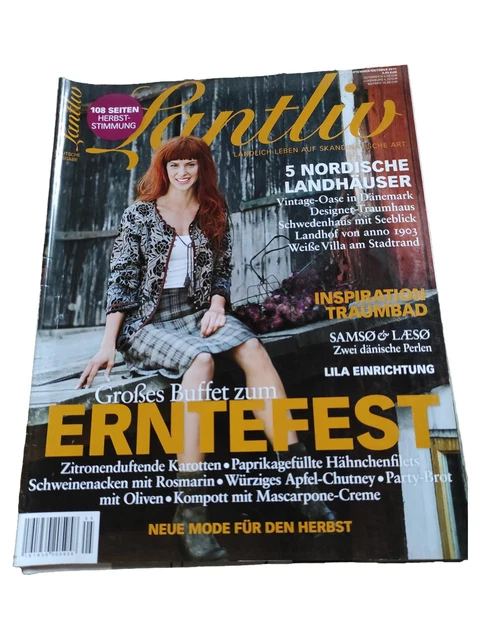 LANDLIV ZEITSCHRIFT SEP/OKT 2011 Skandinavisch Landleben Erntefest ...