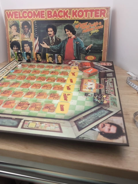 WELCOME BACK KOTTER UP YOUR NOSE WITH A RUBBER HOSE Board Game 1976 £16 ...