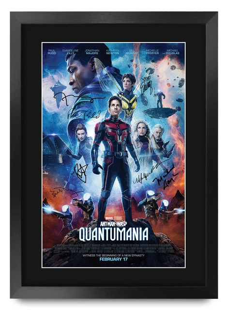 ANT-MAN AND THE Wasp Quantumania Paul Rudd Poster Signed Print for ...