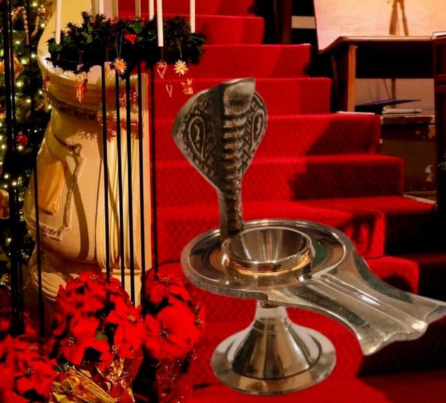 ROYAL BRASS 3& Lord Shiva Jalhari Shivling Stand Ling Hindu Puja Home ...
