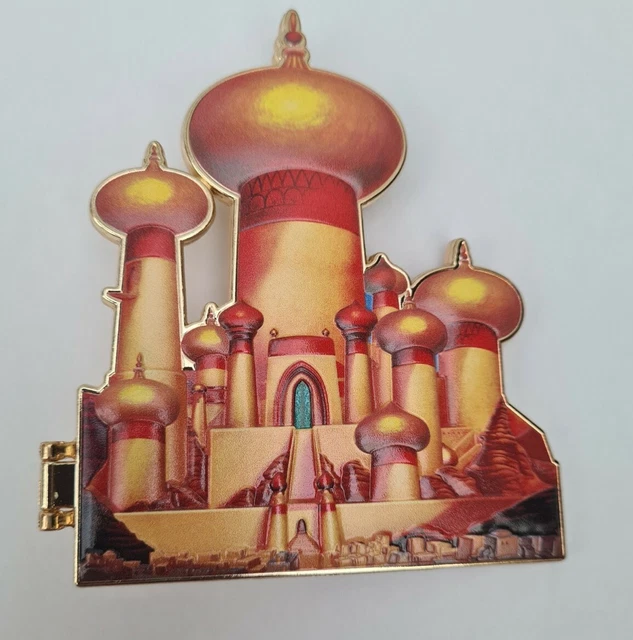 DISNEY JASMINE ALADDIN Castle Collection Large Pin Badge Disney Store ...