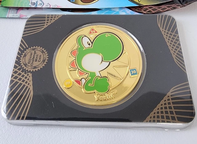 SUPER MARIO BROS Challenge Coin BOWSER GOLD Rare Collectible NEW 2016 £ ...