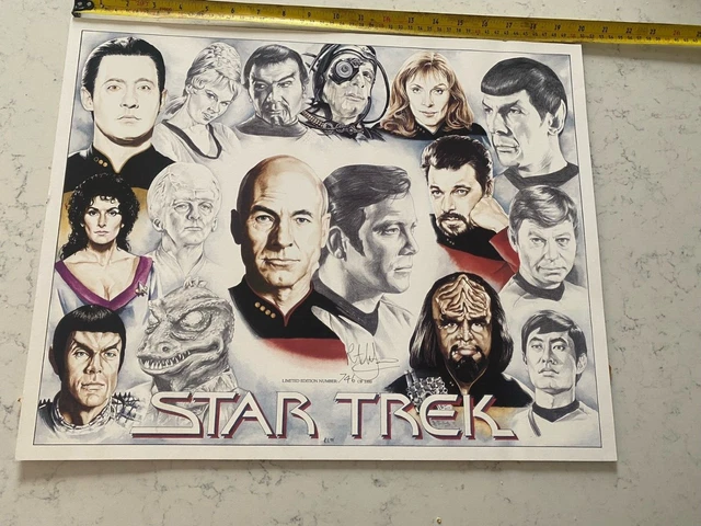 STAR TREK LIMITED Edition Art Print by Rob Larson 746 of 1000 LOW ...