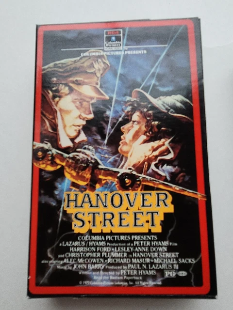 HANOVER STREET BETAMAX NOT VHS 1979 RARE Format Side Cardboard Harrison ...