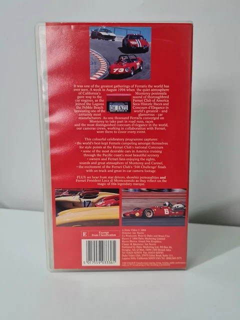 VHS TAPE BUNDLE Ferrari Festival, Harley Davidson, Isle Of Man TT 97 ...
