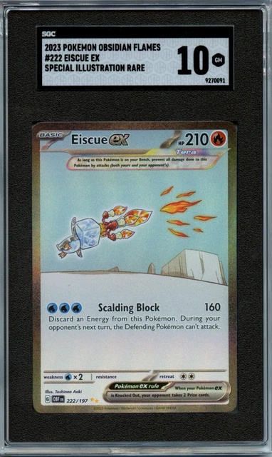 2023 POKEMON EISCUE EX Special Illustration Rare SGC 10 $63.28 - PicClick