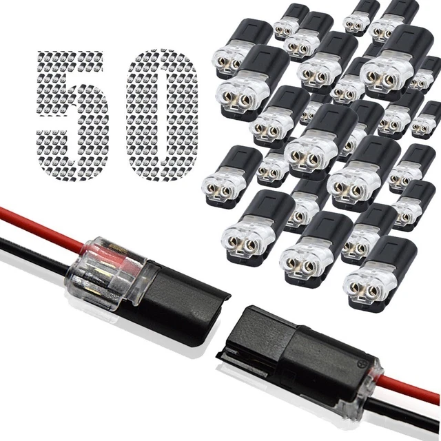 LED STRIP LIGHT Connector Double Wire Push in Connector Lighting ...