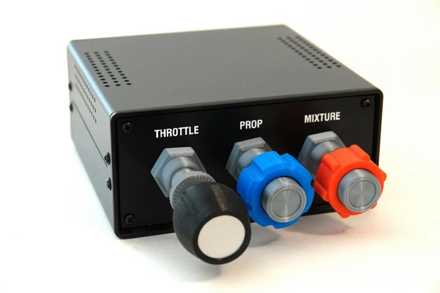 Desktop Pilot Cessna 172 Carb Heat Vernier Throttle Quadrant For Flight ...