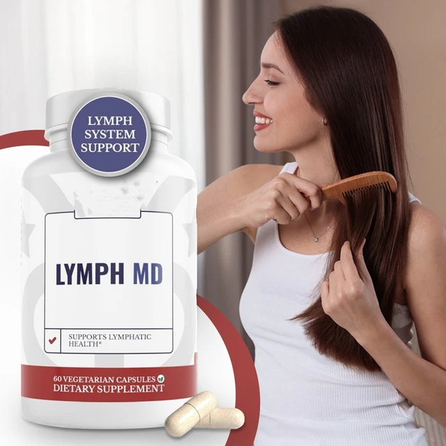 LYMPH MD - Lymphatic System Supplement with 9 Botanicals. Men and Women ...