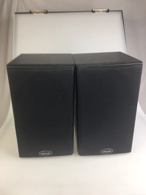 PAIR (2) POLK Audio RT15I Bookshelf Speakers w Dynamic Balance Tweeters ...